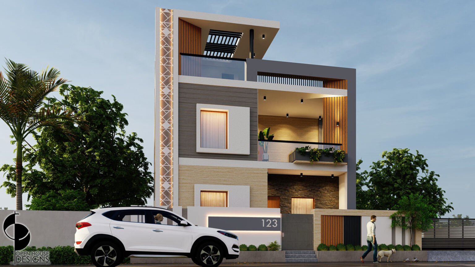 Architectural symphony 12 crafting unique house facade elevation