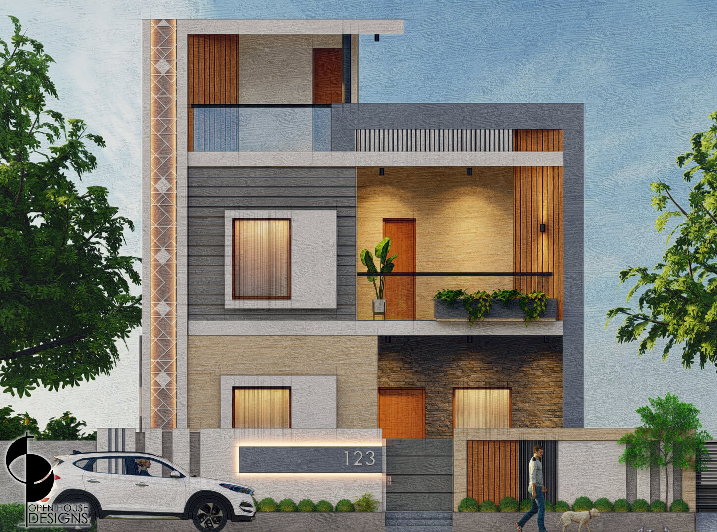 10 Modern Elevation Design – Project by Open House Designs ...