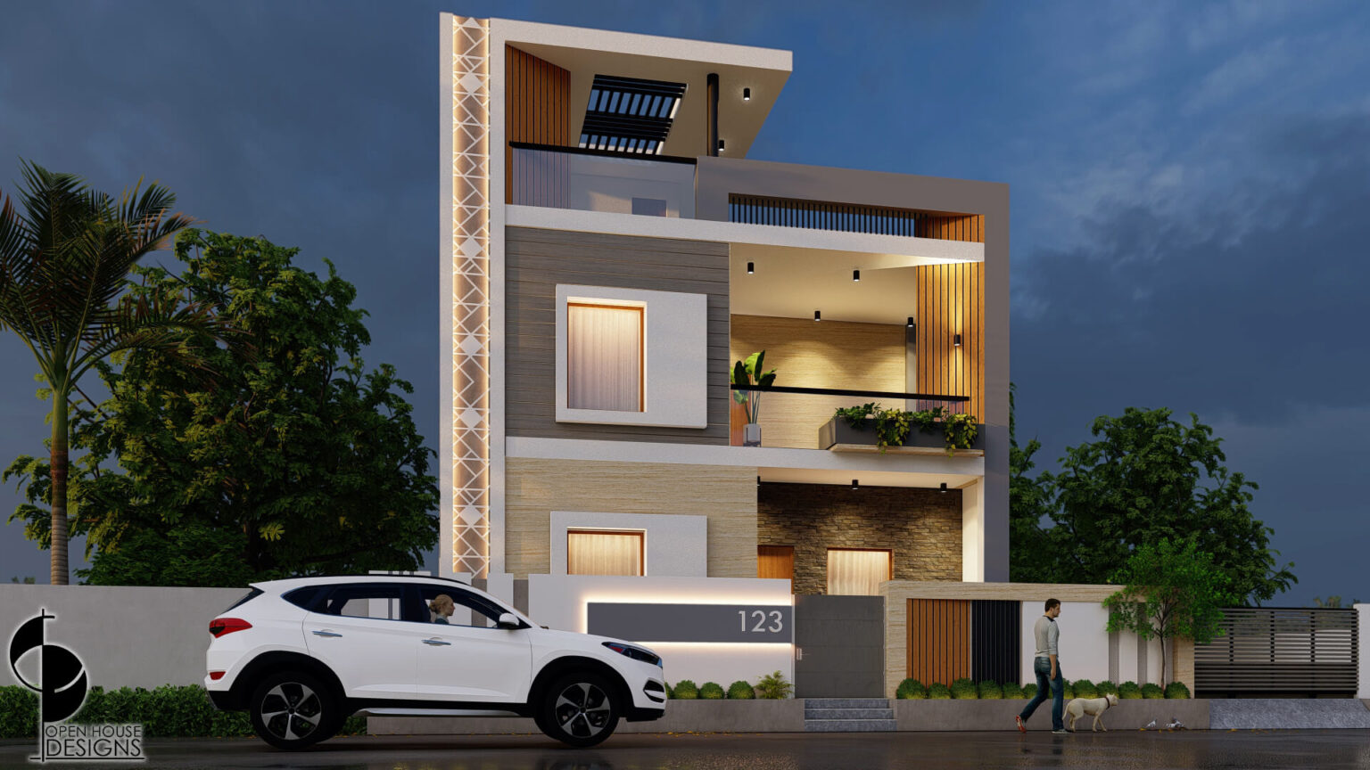 10 Home Elevation Designs for an Exquisite Abode - OpenHouseDesigns