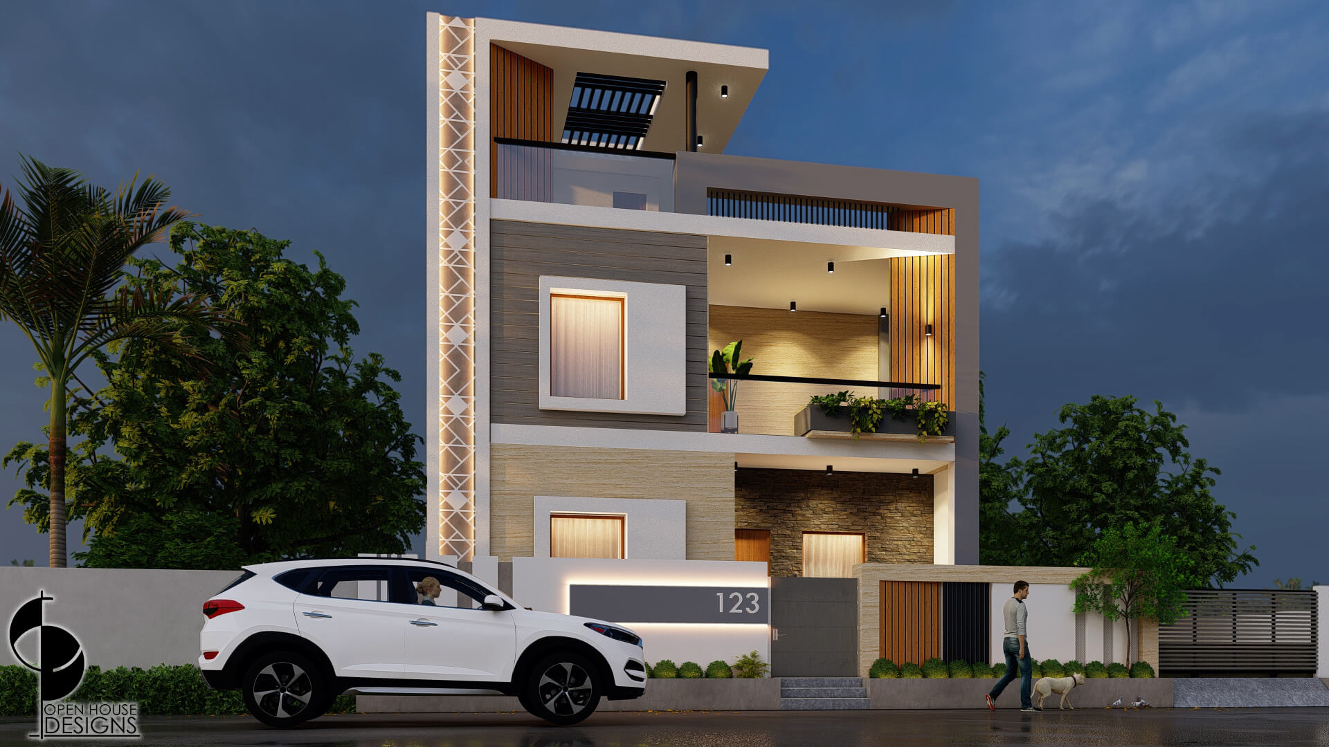 10+ Modern Elevation Design – Project by Open House Designs ...