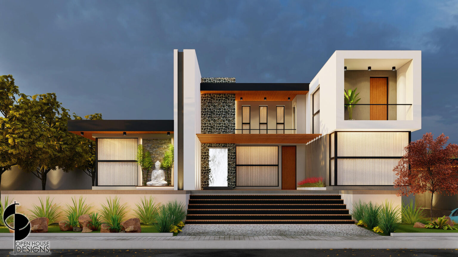 10 Minimalist House Elevation Ideas for Modern Homes - OpenHouseDesigns