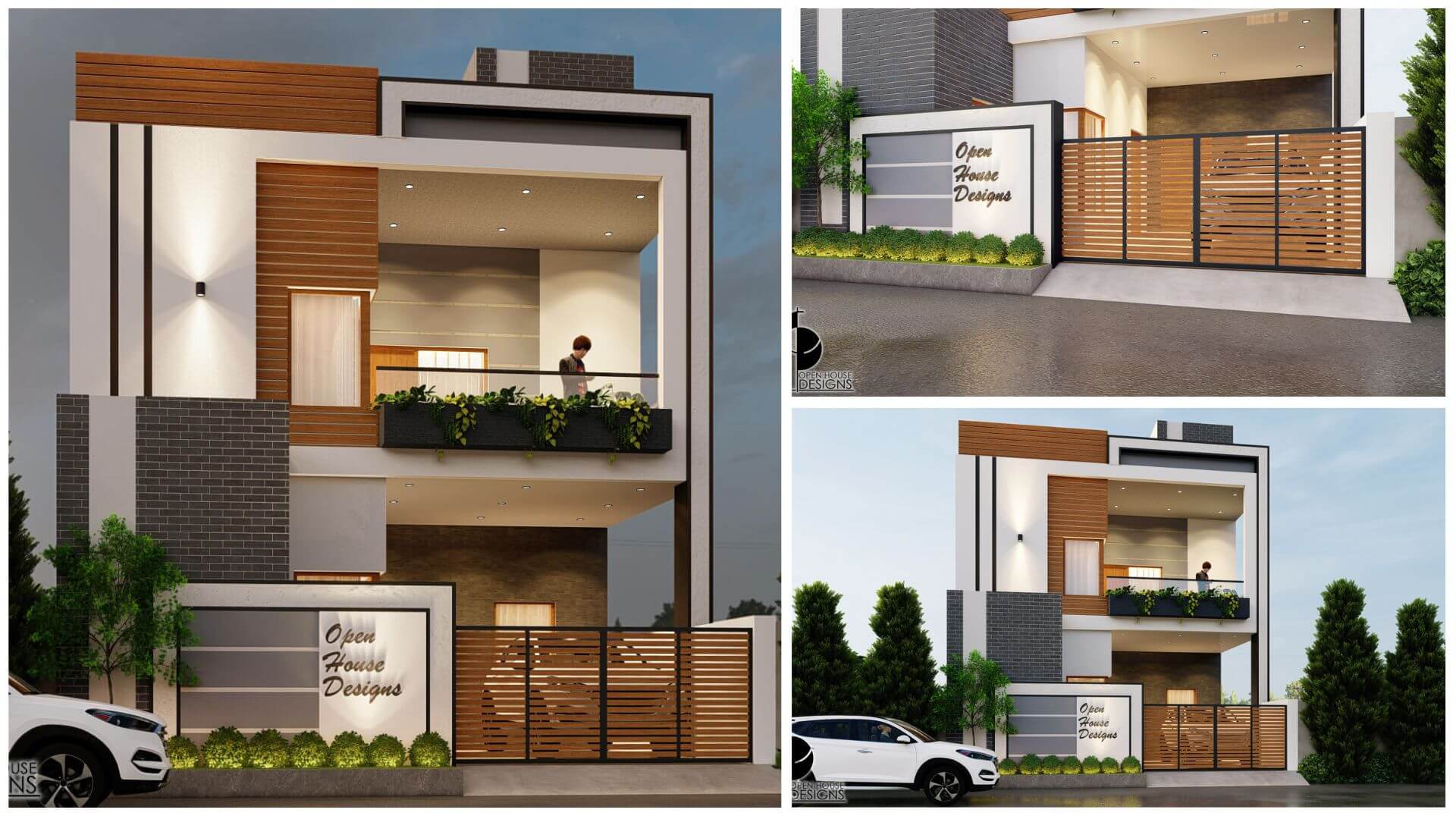 14 3D Modern Elevation Project for your Next Home - OpenHouseDesigns