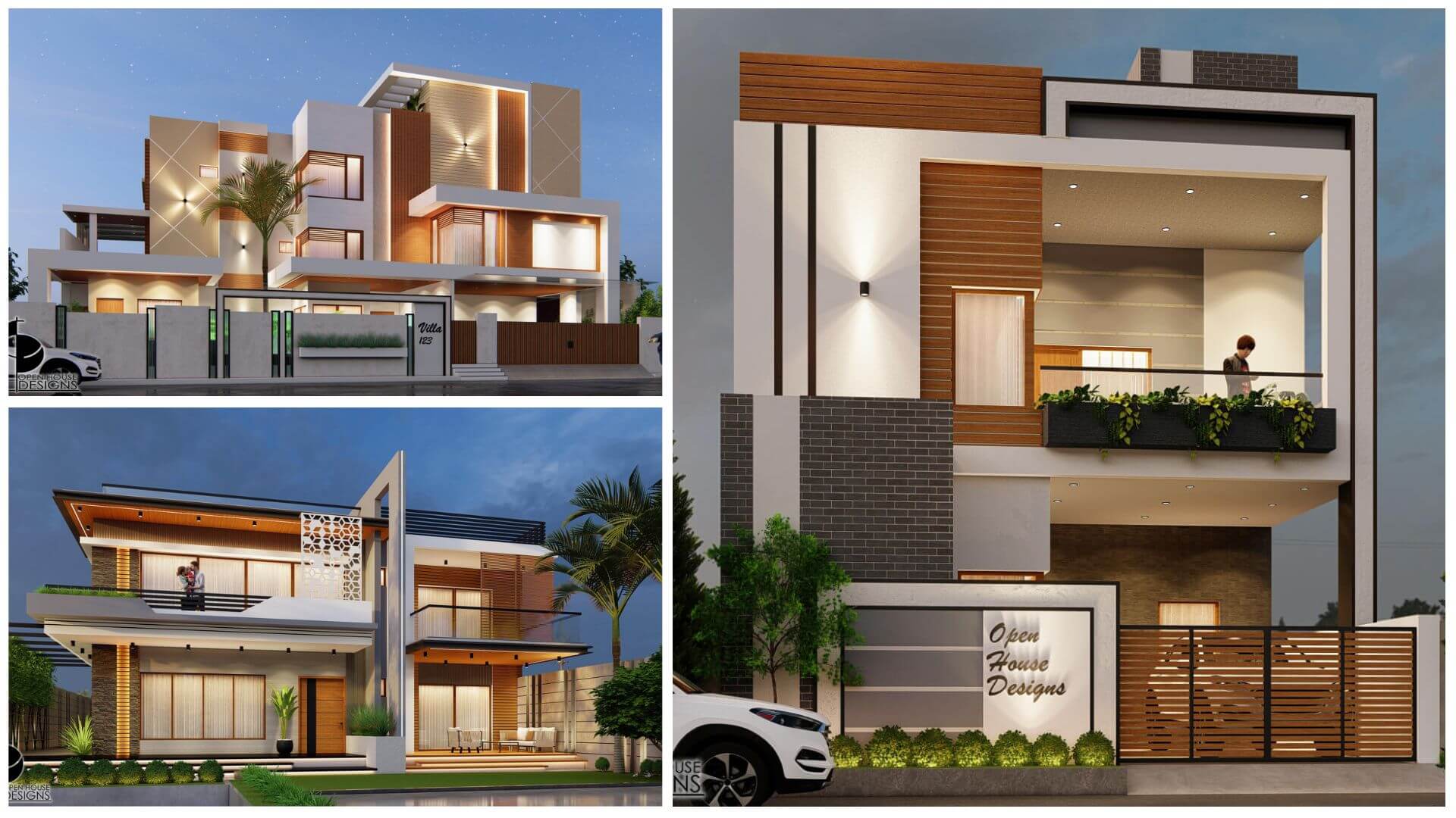 15 Modern House Design Ideas by Open House Designs - OpenHouseDesigns