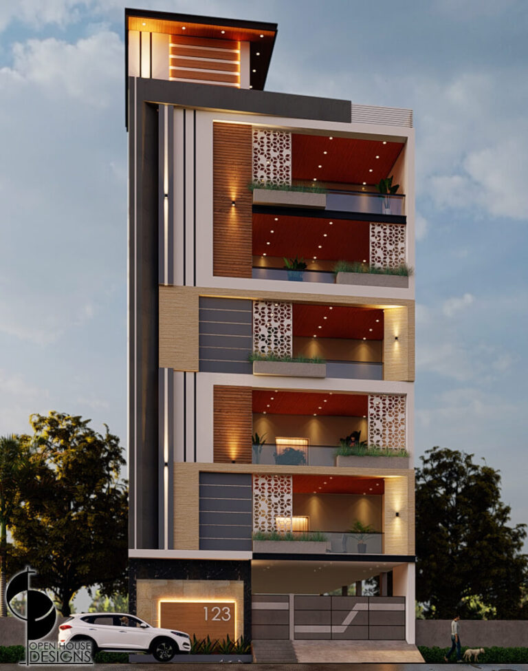 12 Modern House Front Elevation Ideas - OpenHouseDesigns