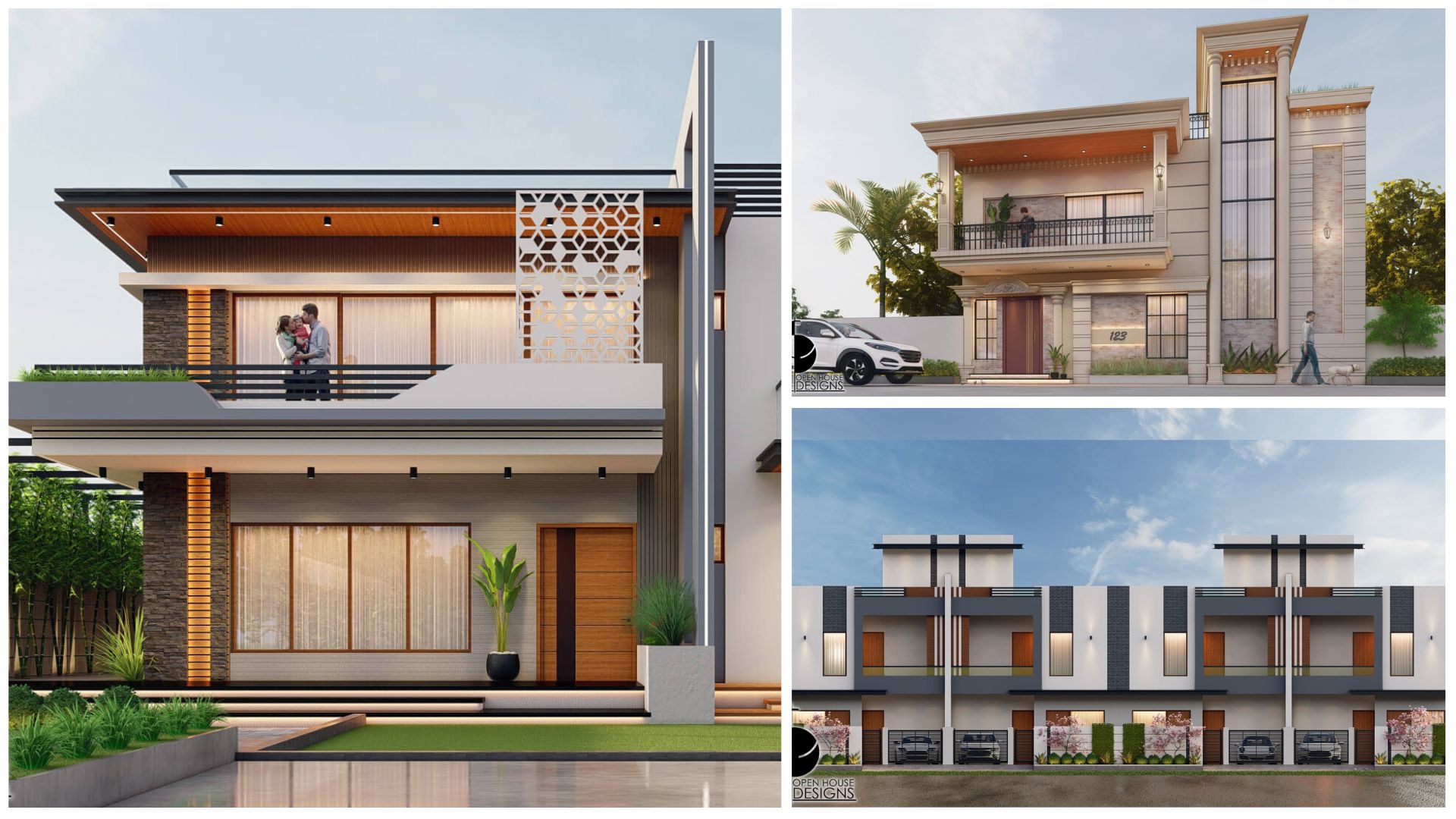 14 3D Elevation Design Ideas with Modern Elements - OpenHouseDesigns