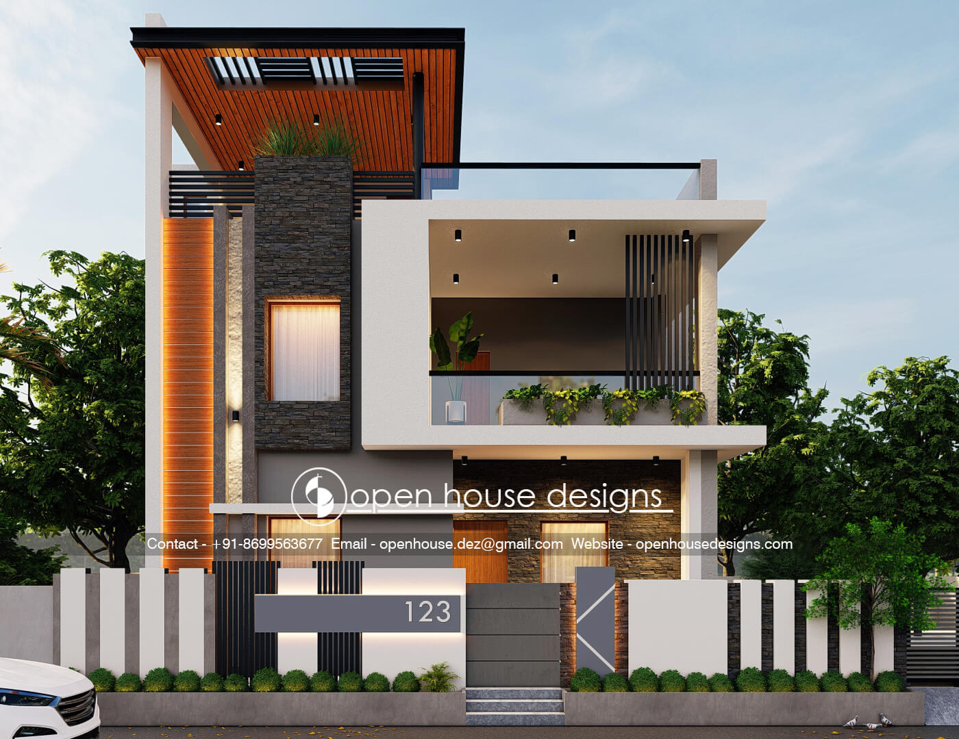 10 Modern Elevation Design – Project by Open House Designs ...