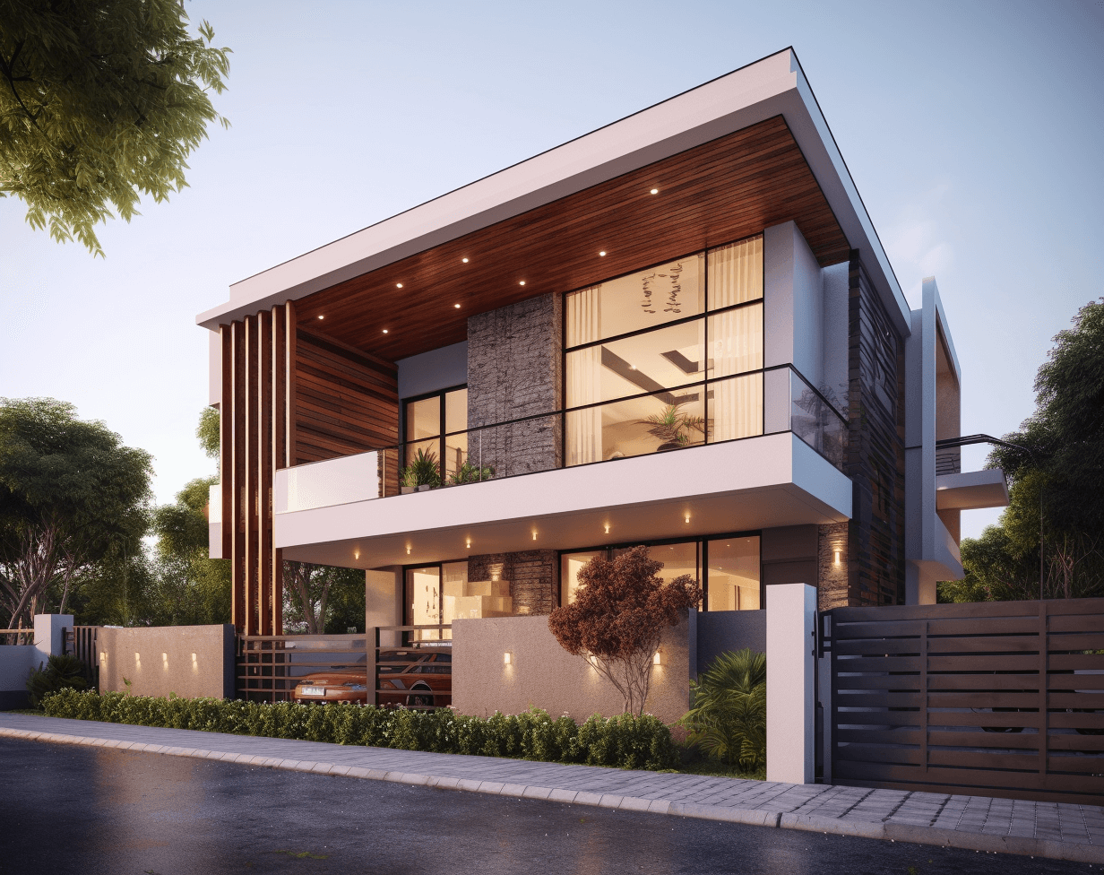 15 Bungalow Design With Modernistic Approach - OpenHouseDesigns