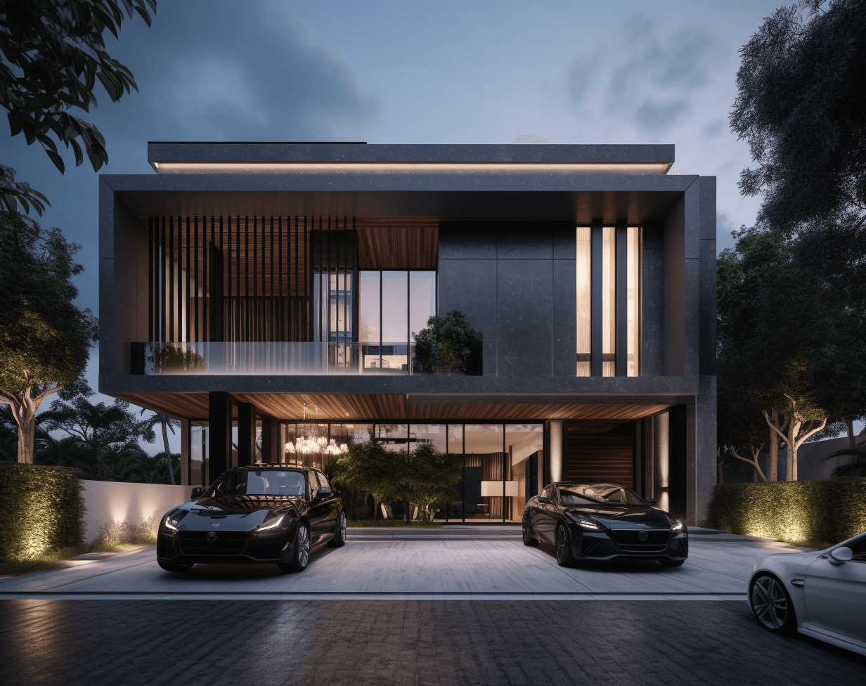 Journey through Design: 14 Unique House Facade Concepts You'll Love ...