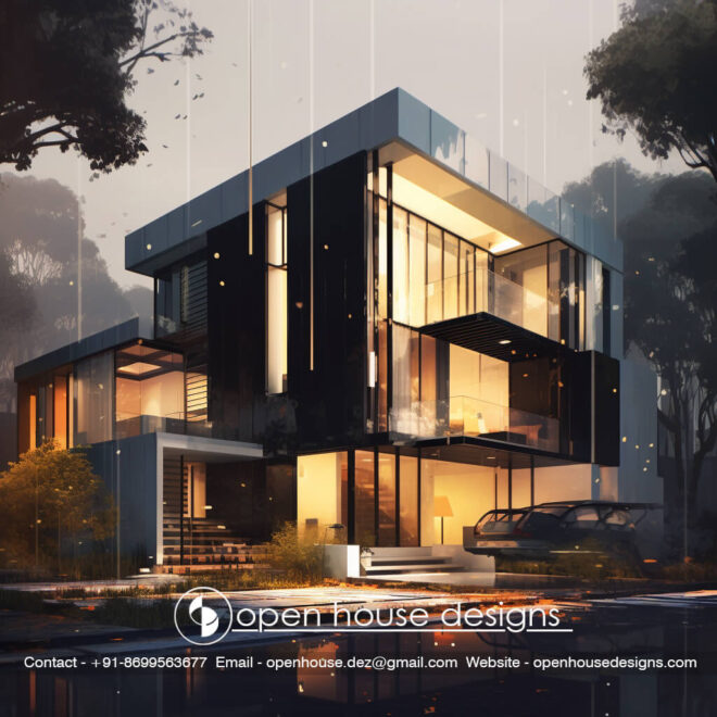 11 Façade Design by Open House Designs - OpenHouseDesigns