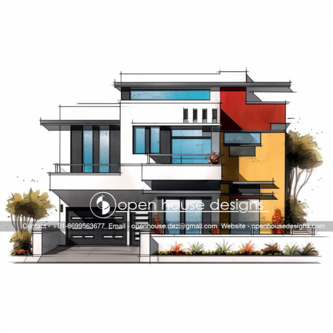 14 Classical Elevation Designs by Open House Designs - OpenHouseDesigns