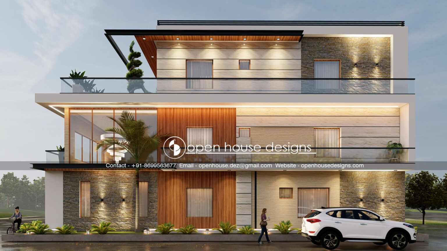 12 Unique Facade Ideas to elevate Your Home’s Aesthetic - OpenHouseDesigns