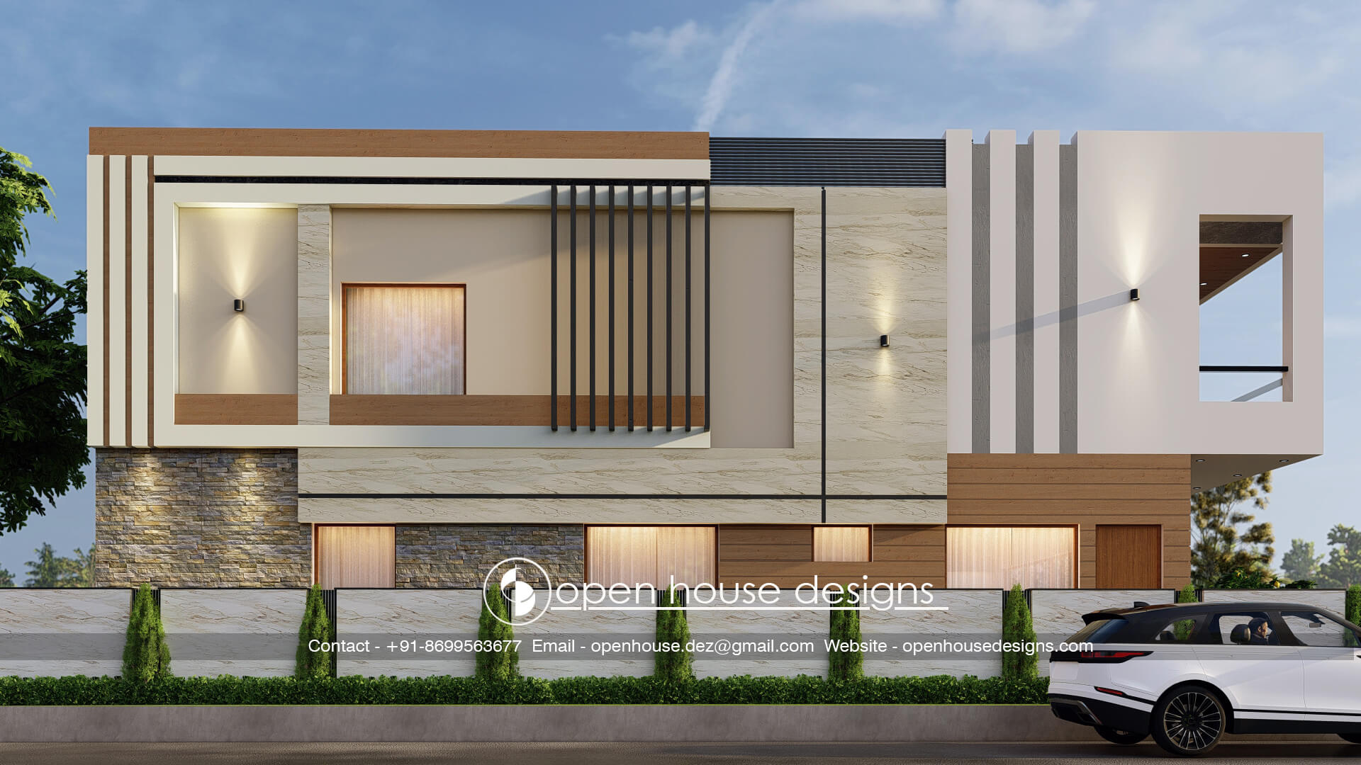 10 Luxury House Elevation Designs That Define Opulence - OpenHouseDesigns