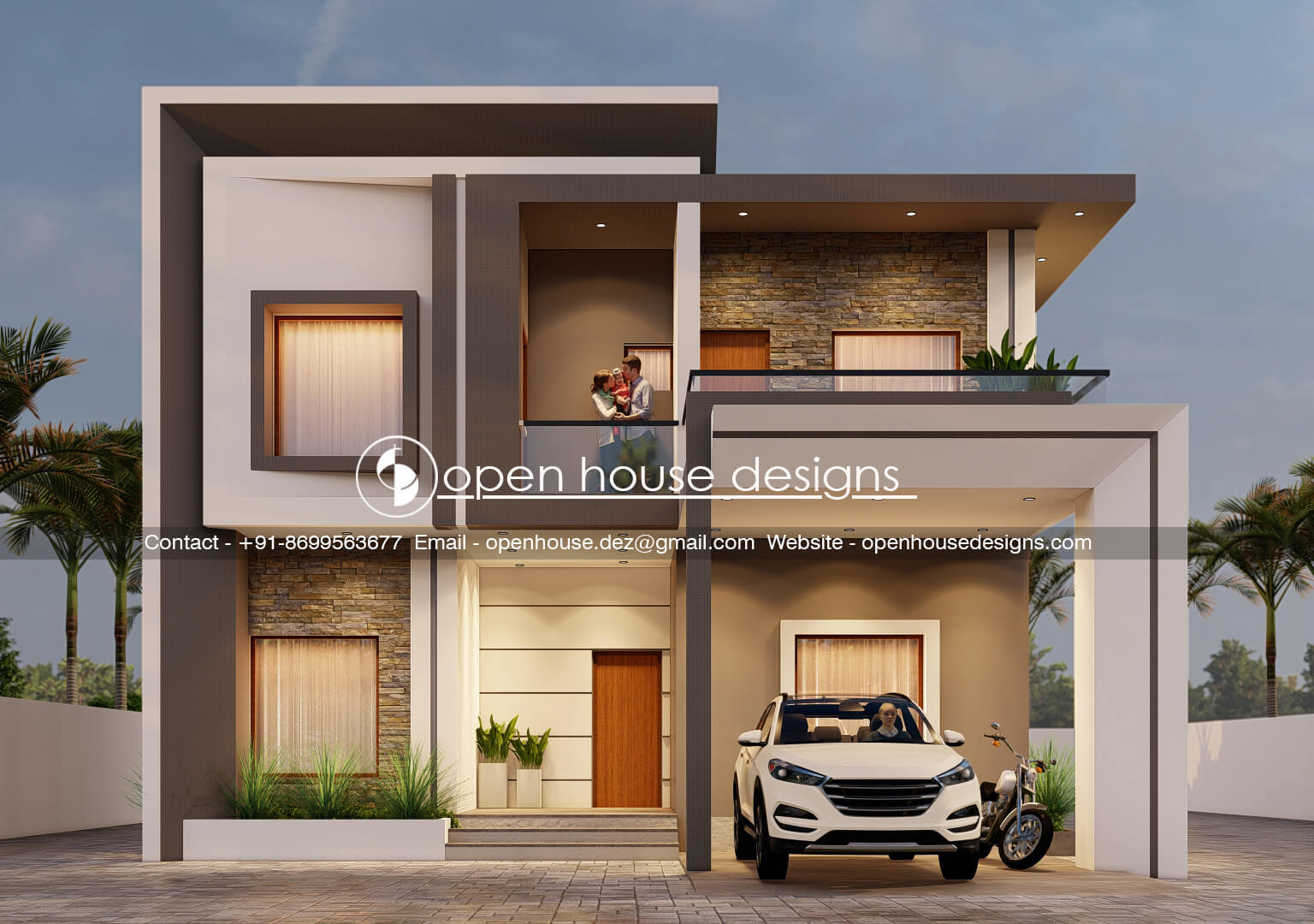 12 Contemporary House Facade Ideas for a Trendy Look - OpenHouseDesigns