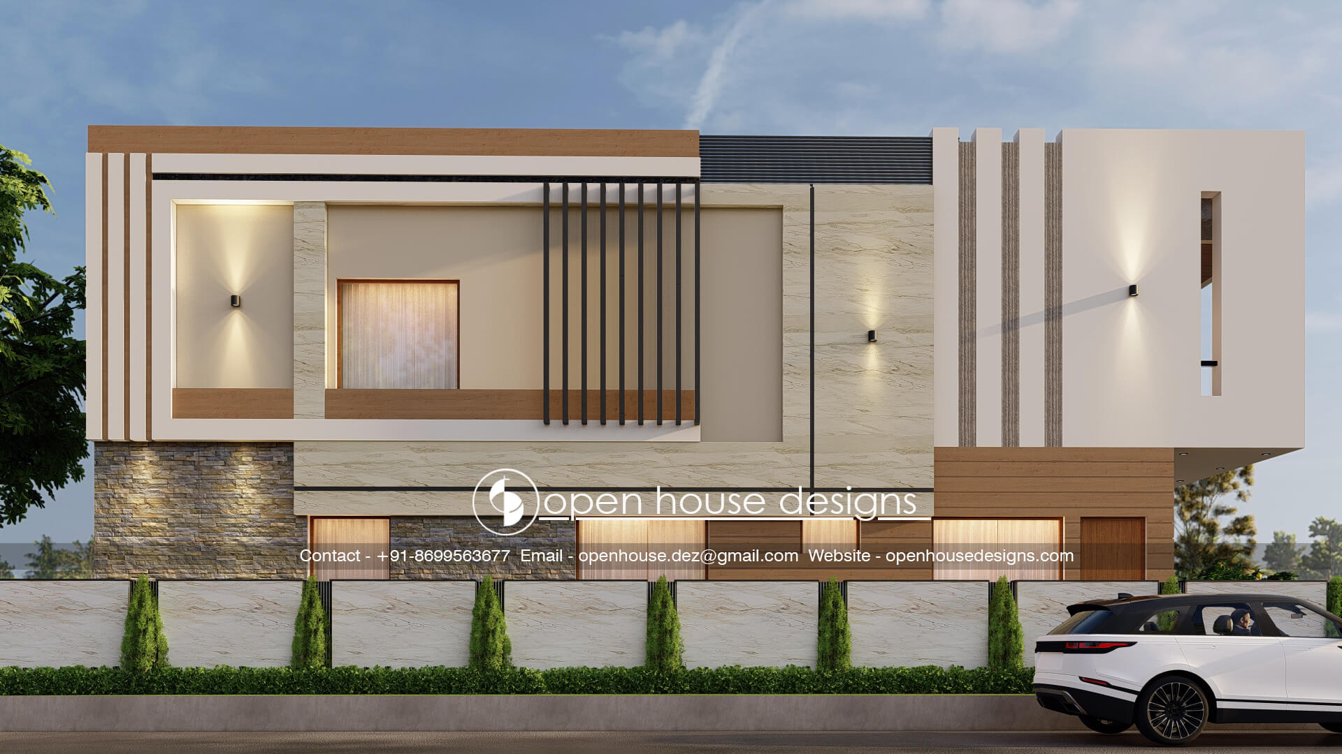 11 Inspirational Concepts for Front Elevation Designs: - OpenHouseDesigns