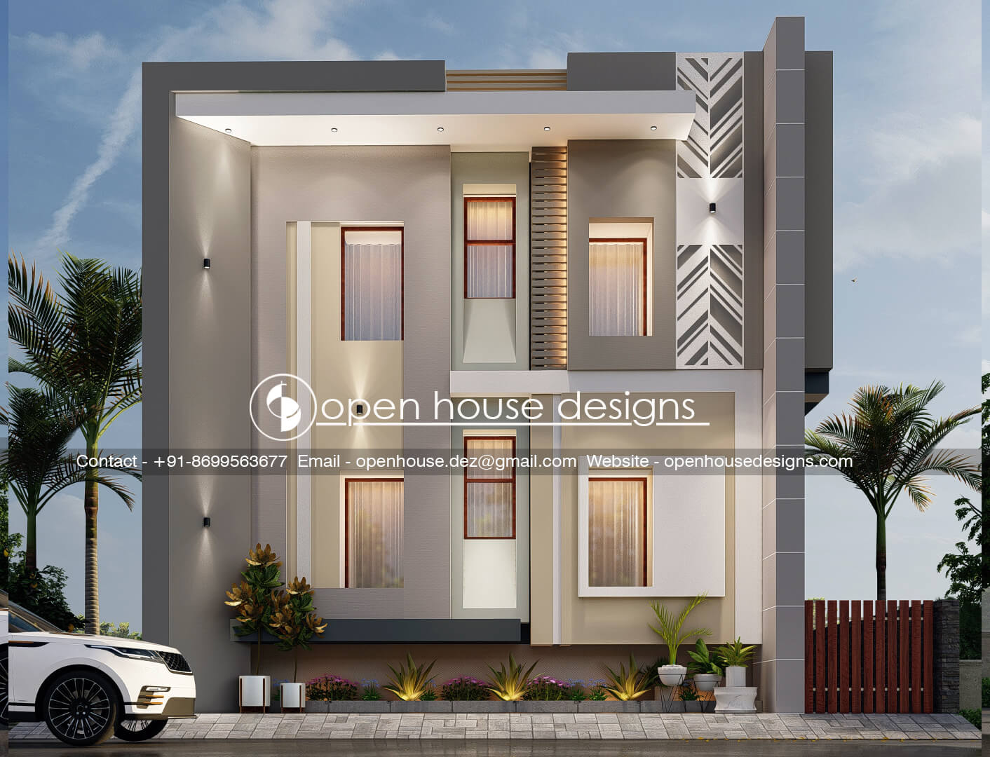 Contemporary Chic: 10 Minimalist House Elevation Ideas for Modern Homes ...