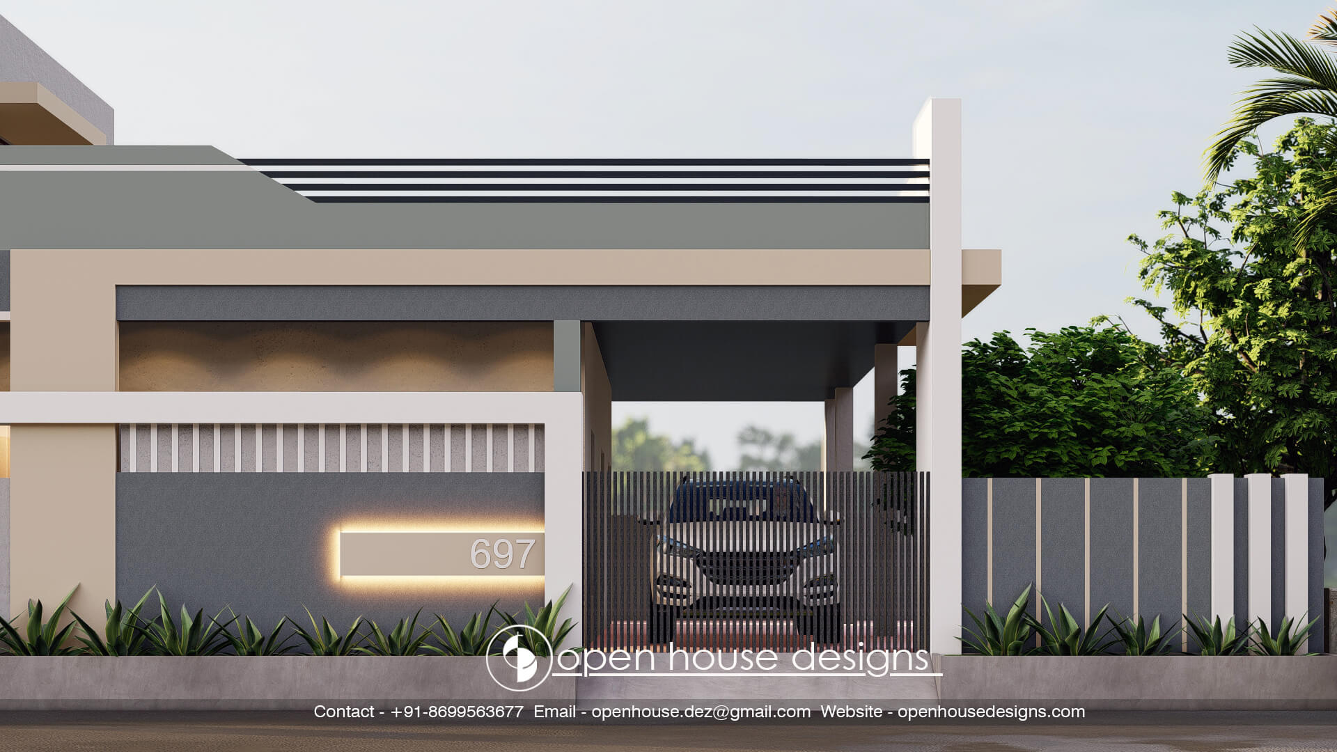 12 Small Contemporary House Elevation Designs to Admire - OpenHouseDesigns