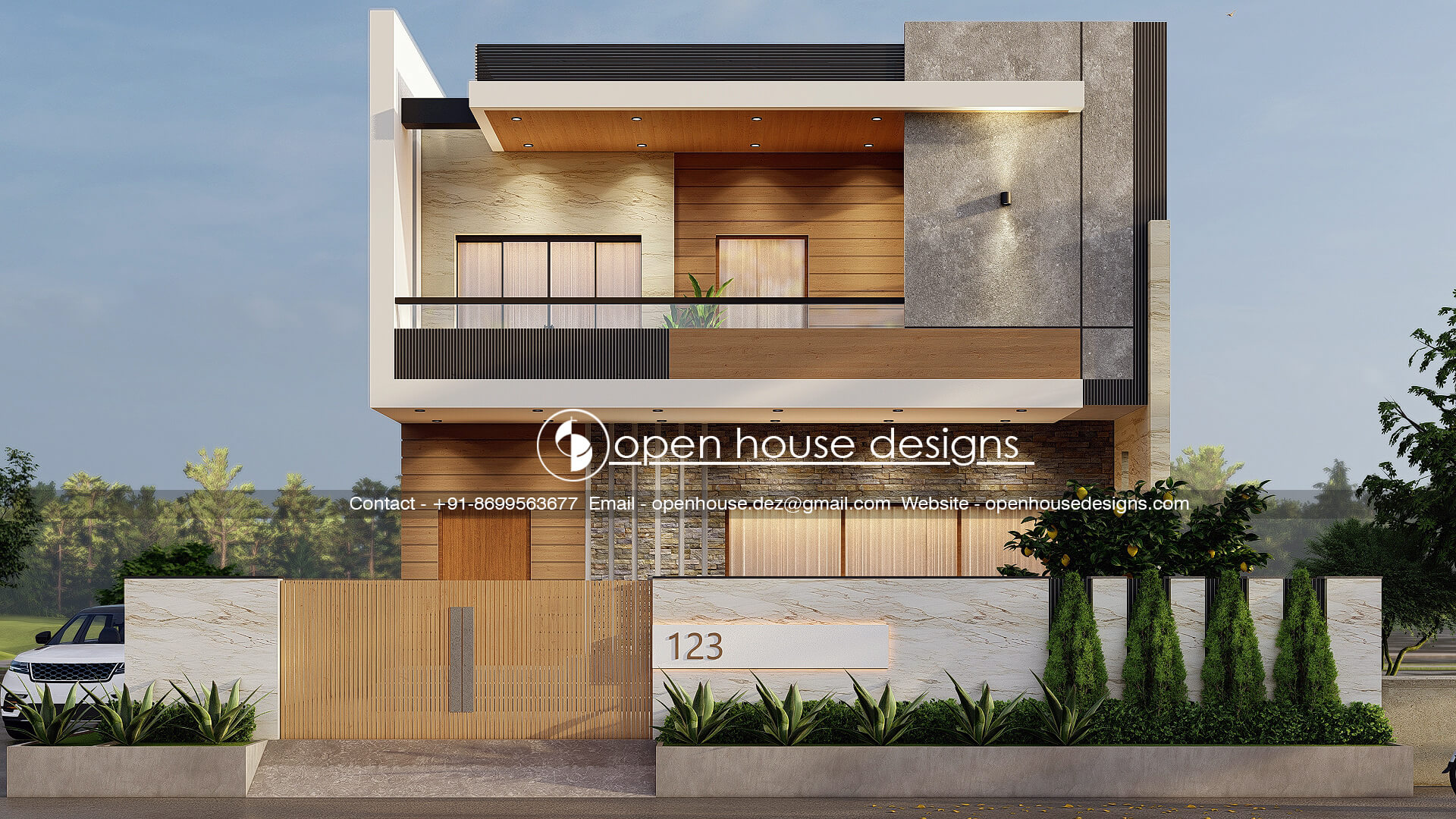 10 Contemporary Facade Designs for Stylish Residences - OpenHouseDesigns