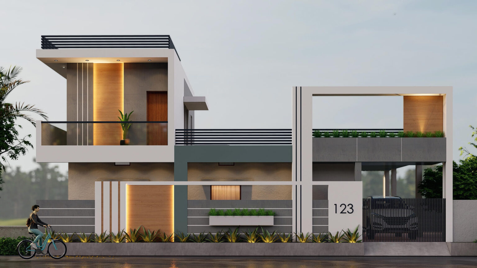 10+ Façade design ideas for your home exterior - OpenHouseDesigns