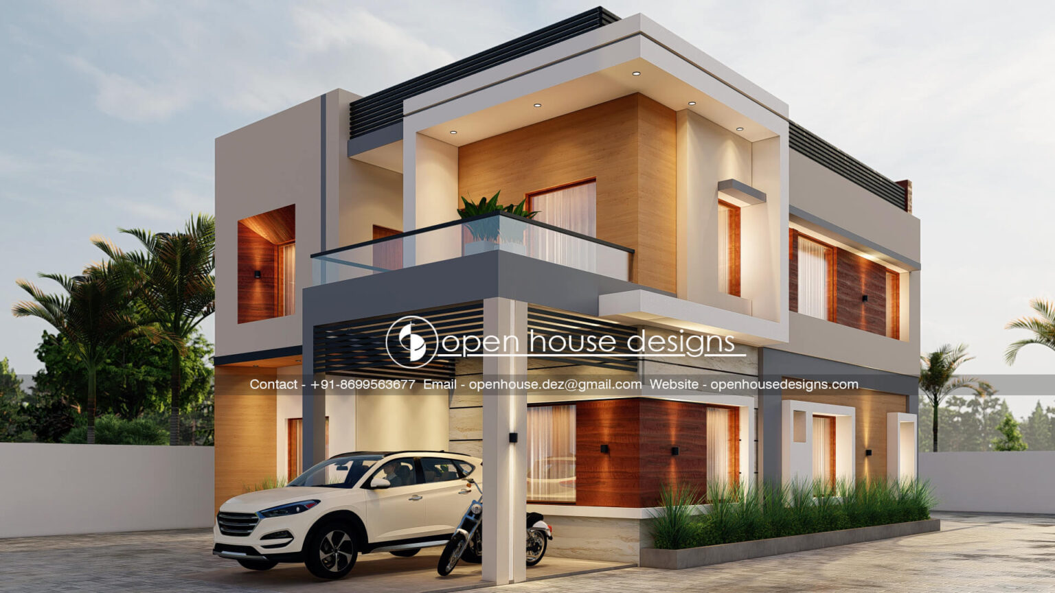 10 Inspirational Home Elevation Designs for Your House - OpenHouseDesigns