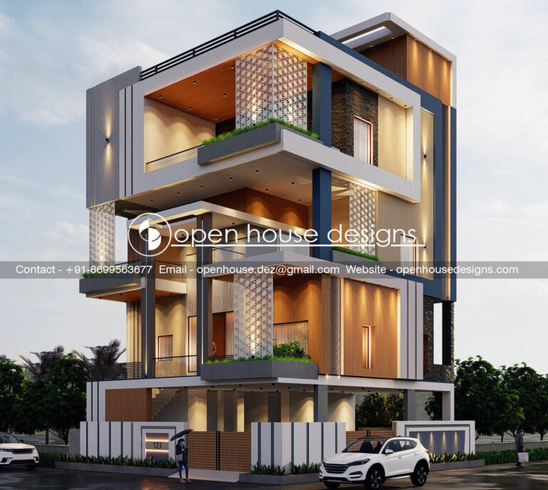 10 Elegant Contemporary Elevation Designs for Your Home - OpenHouseDesigns